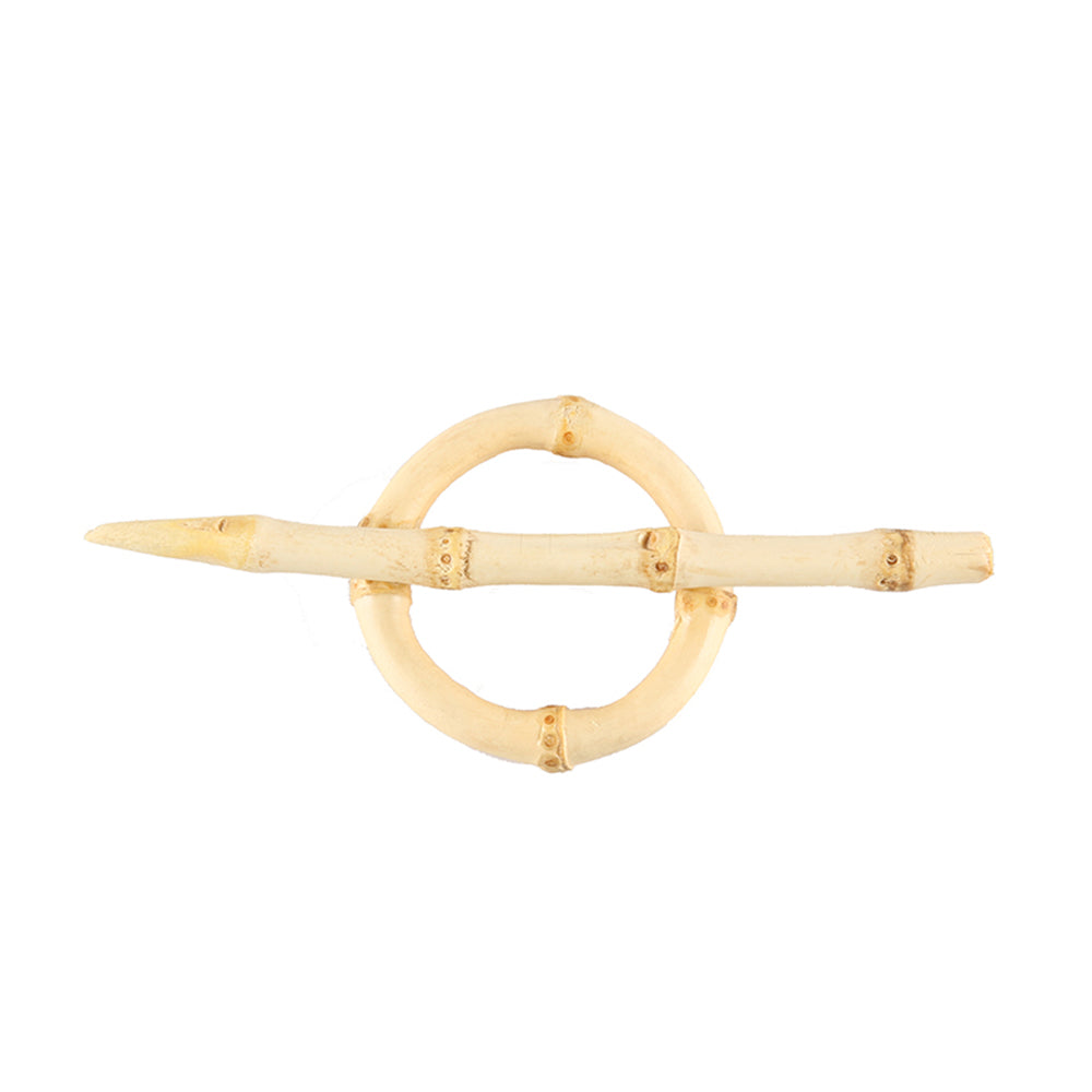 Natural Bamboo Round Hair Pin | Swell Vision